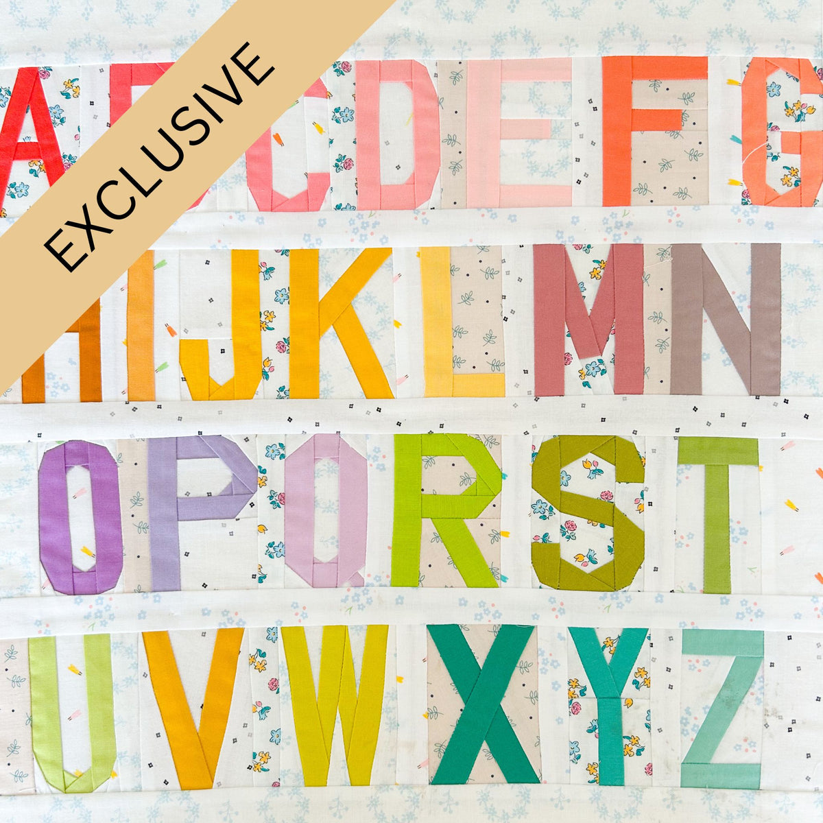 Alphabet FPP Pattern - PDF Download – Lizataylorhandmade