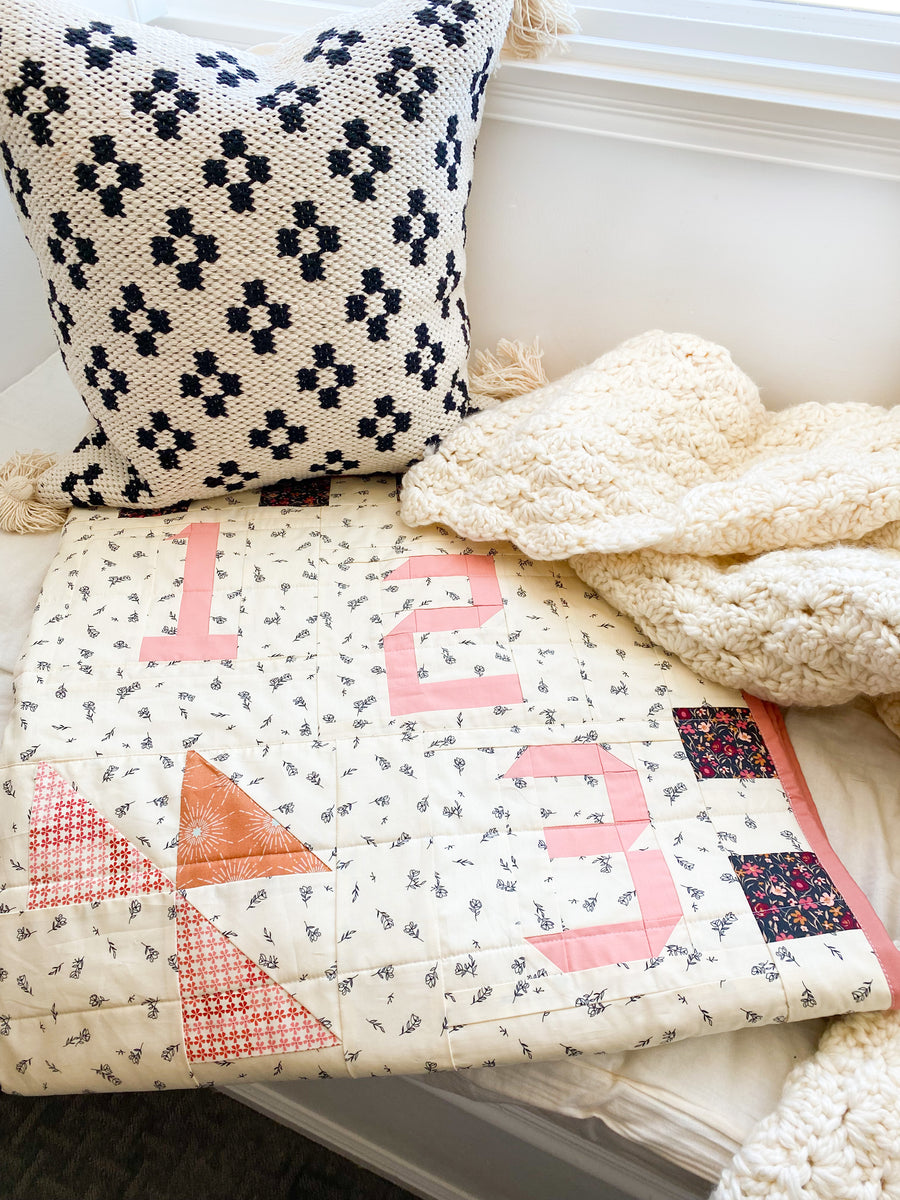 Baby Milestone Quilt – Lizataylorhandmade