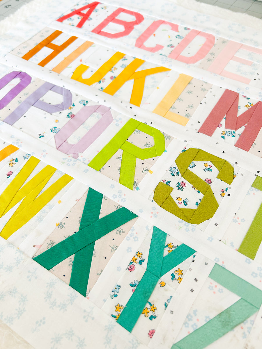 Alphabet FPP Pattern - PDF Download – Lizataylorhandmade