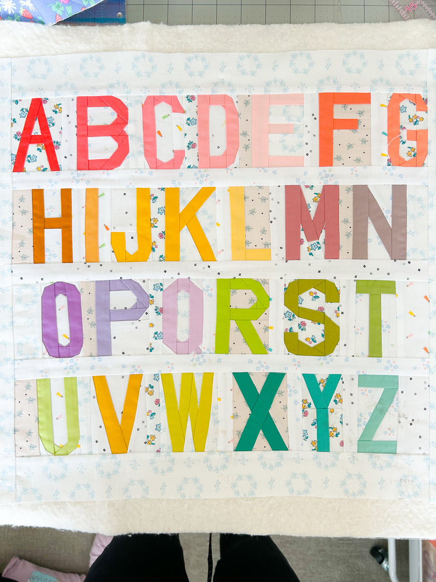 Alphabet FPP Pattern - PDF Download – Lizataylorhandmade