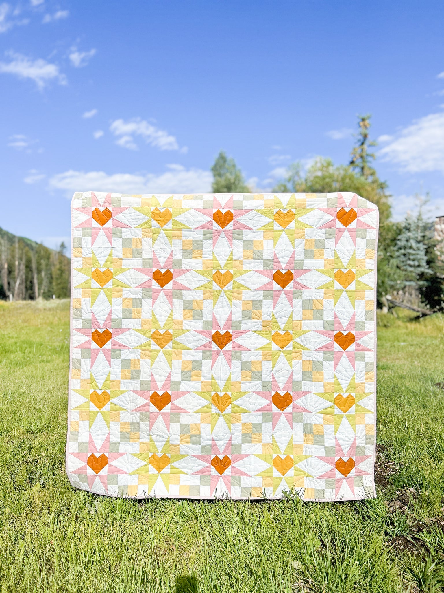 Kinley Quilt Kit "Cottagecore Version"- Throw 60"x60" Size ...