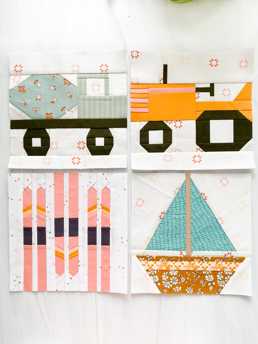 Sail Boat FPP Pattern - PDF Download – Lizataylorhandmade