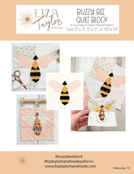 Buzzy Bee FPP Pattern - PDF Download – Lizataylorhandmade